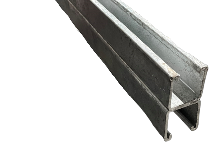 N1001Milled - Heavy Duty Channel, 41x41mm, Back to Back (Raw/Black ...